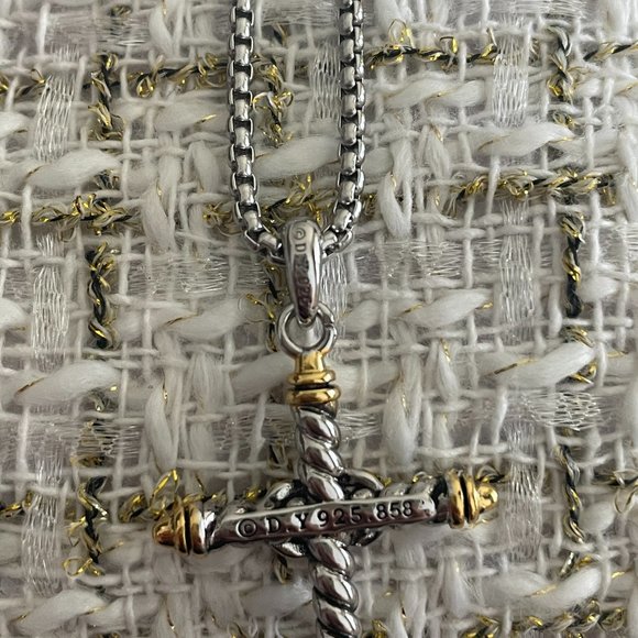 David Yurman | Jewelry | David Yurman X Cross Pendant Necklace In ...